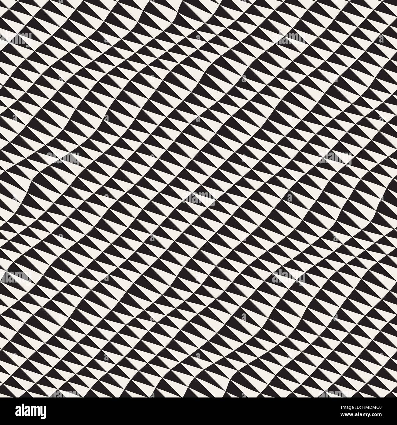 Hand Drawn Triangle Waves. Abstract Geometric Background Design. Vector ...