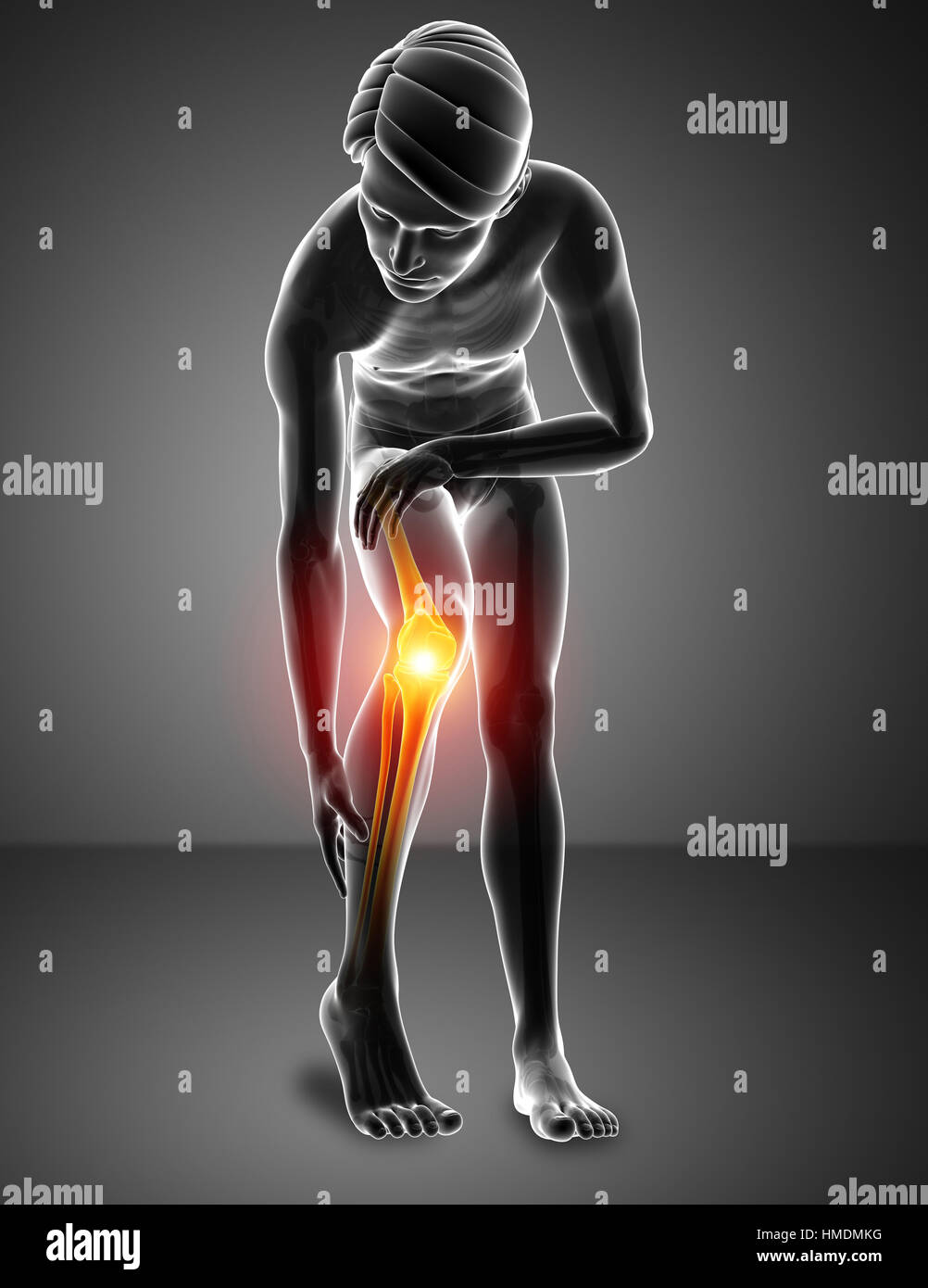 human body anatomy with joint pain Stock Photo - Alamy