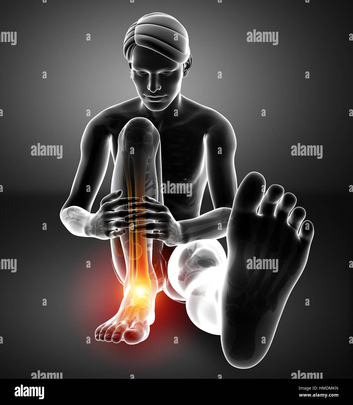 human body anatomy with joint pain Stock Photo - Alamy