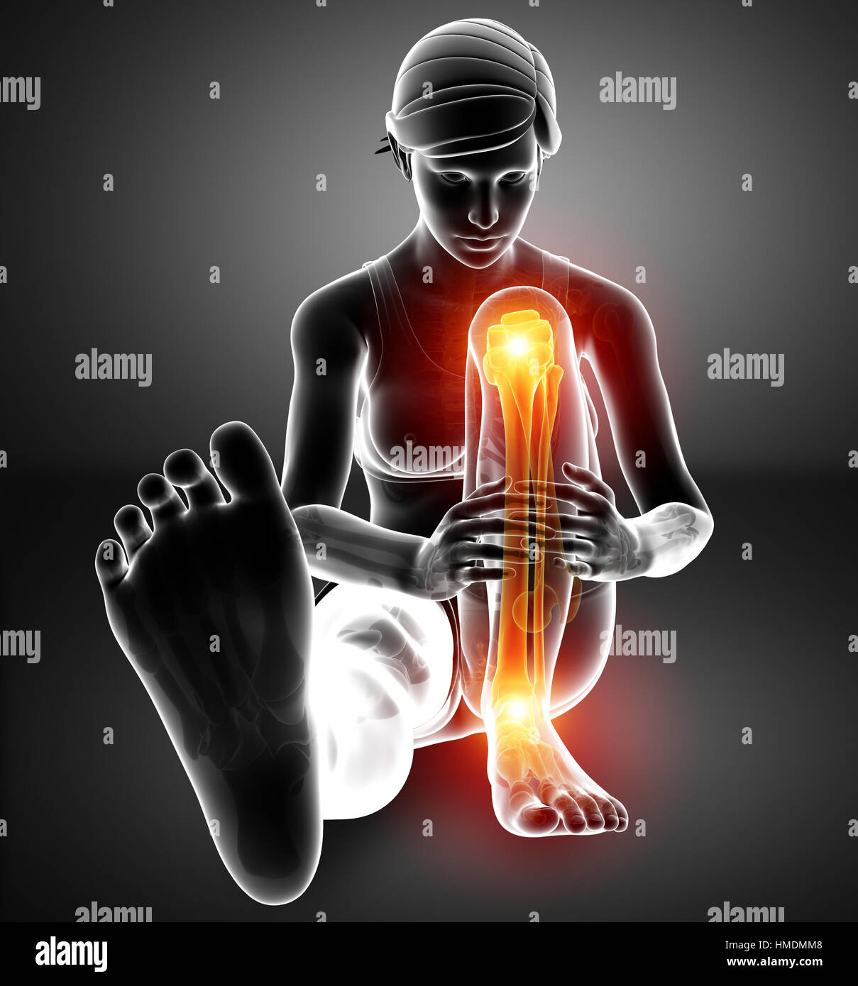 human body anatomy with joint pain Stock Photo - Alamy