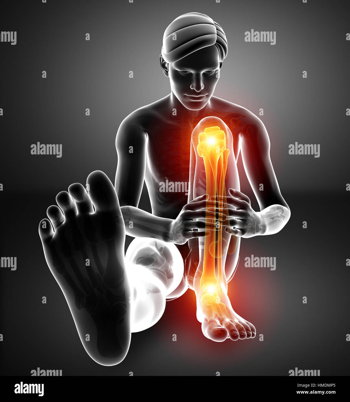 human body anatomy with joint pain Stock Photo - Alamy