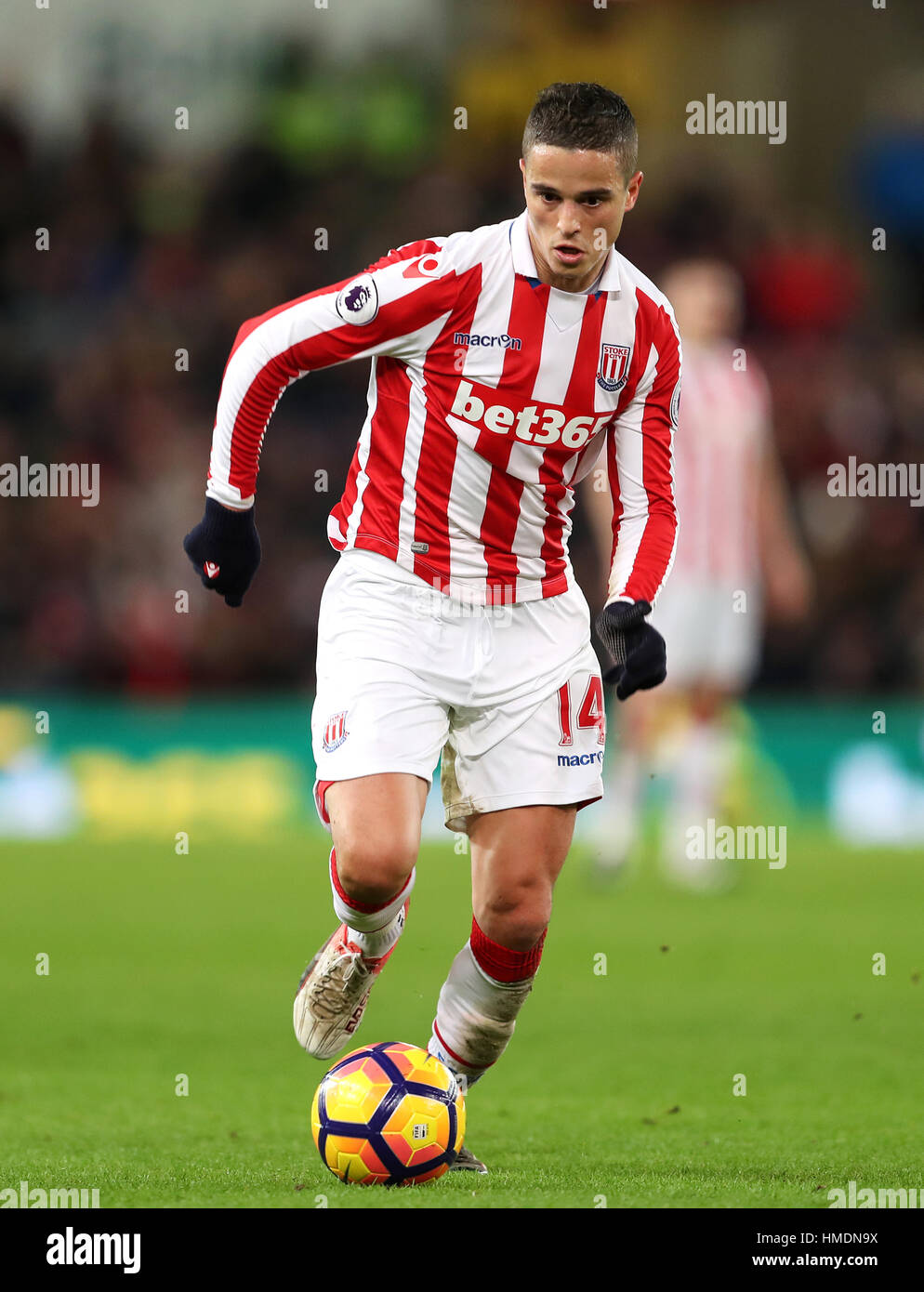 Stoke City's Ibrahim Afellay Stock Photo - Alamy