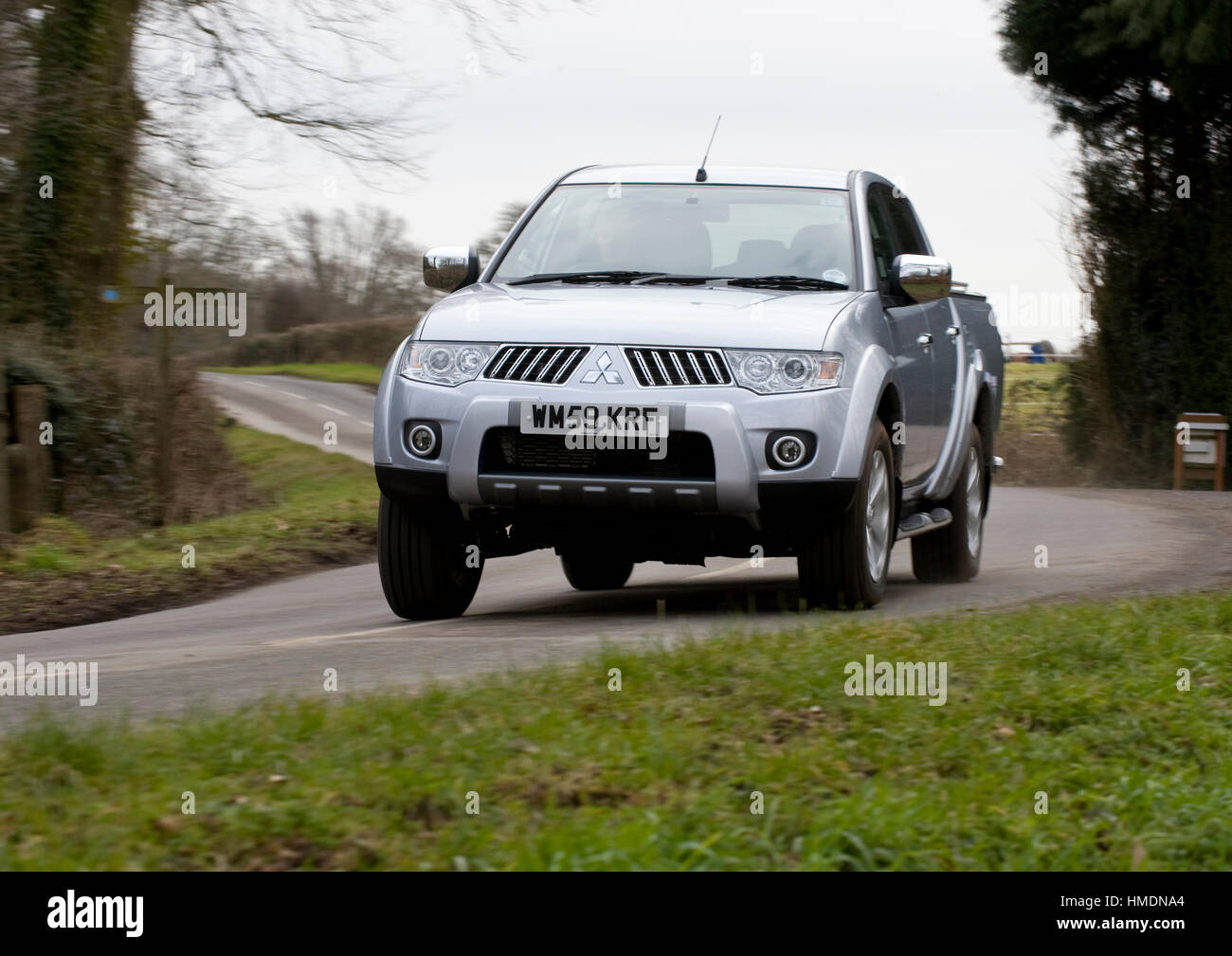 2010 Mitsubishi L200 Warrior pick up truck Stock Photo - Alamy