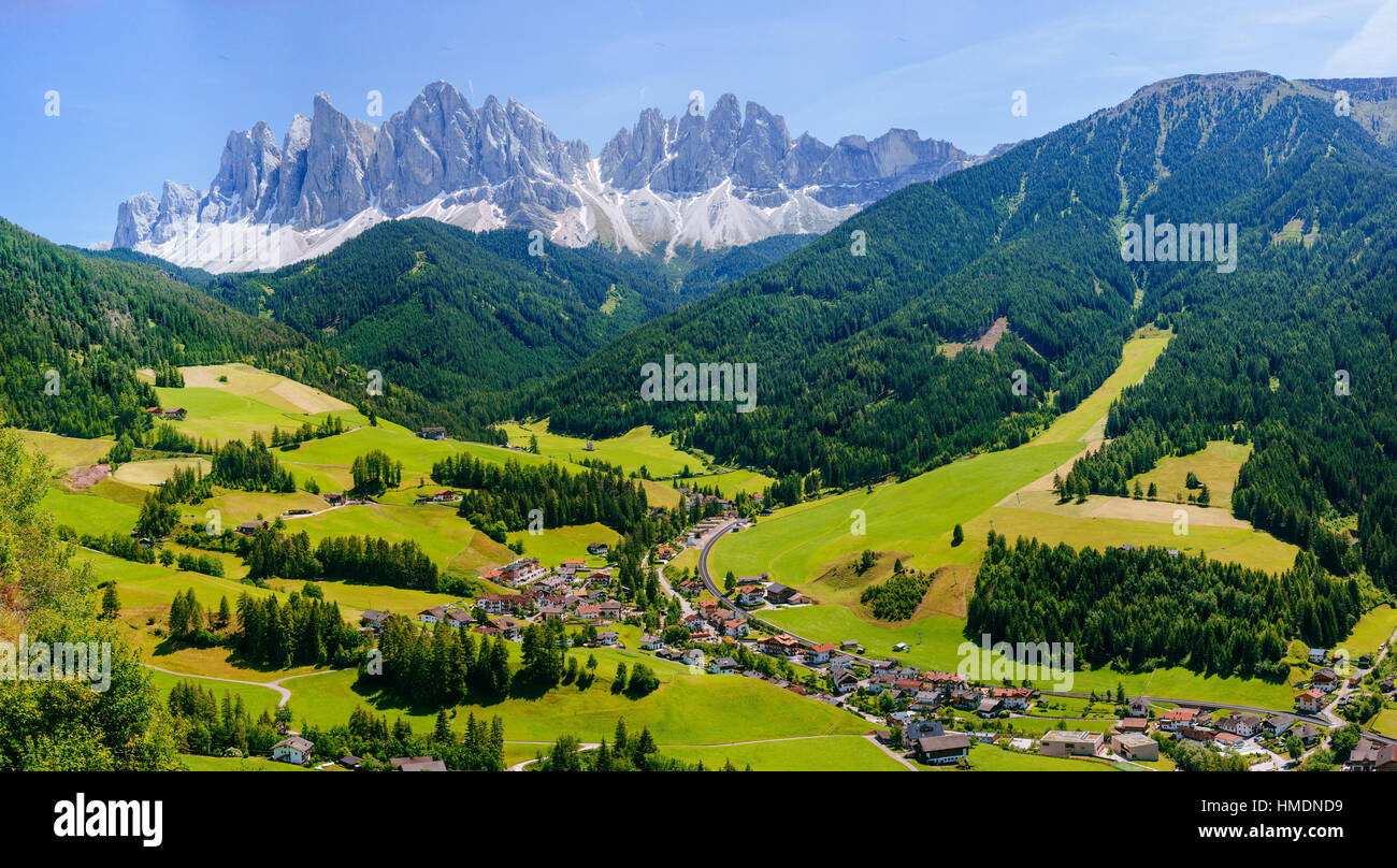 idyllic summer landscape in the Alps Stock Photo - Alamy