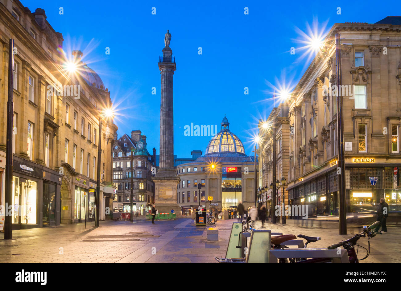 Grey street newcastle upon tyne hi-res stock photography and images - Alamy