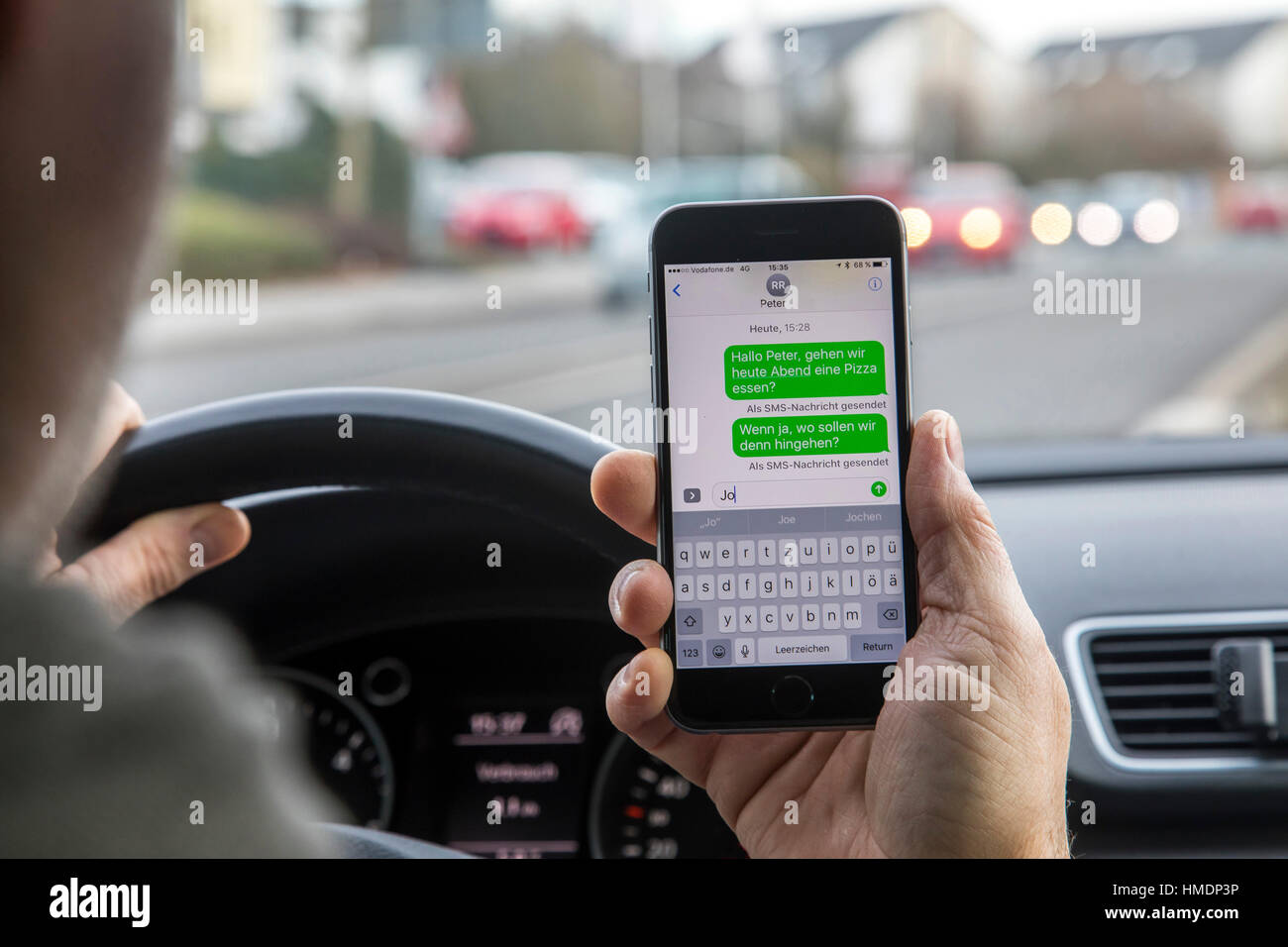Distracted Driver Stock Photos & Distracted Driver Stock Images - Alamy