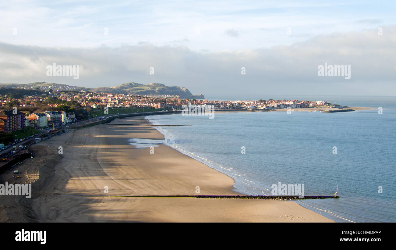 Colwyn Bay in North Wales Stock Photo - Alamy
