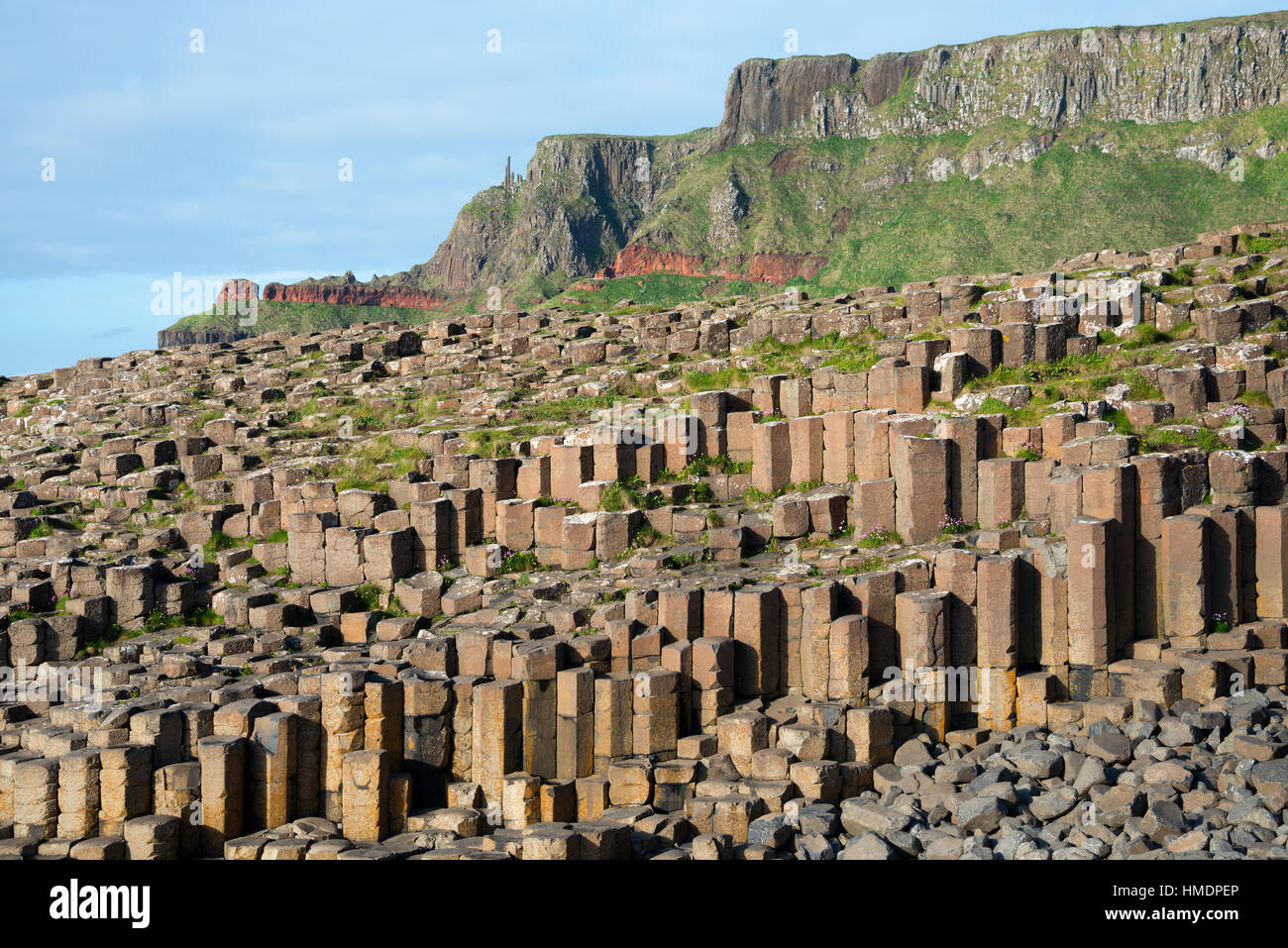 Basalt columns, Giants Causeway, County Antrim, Northern Ireland ...