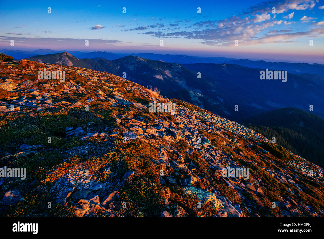 Beautiful nature panorama fantastic sunset hi-res stock photography and ...