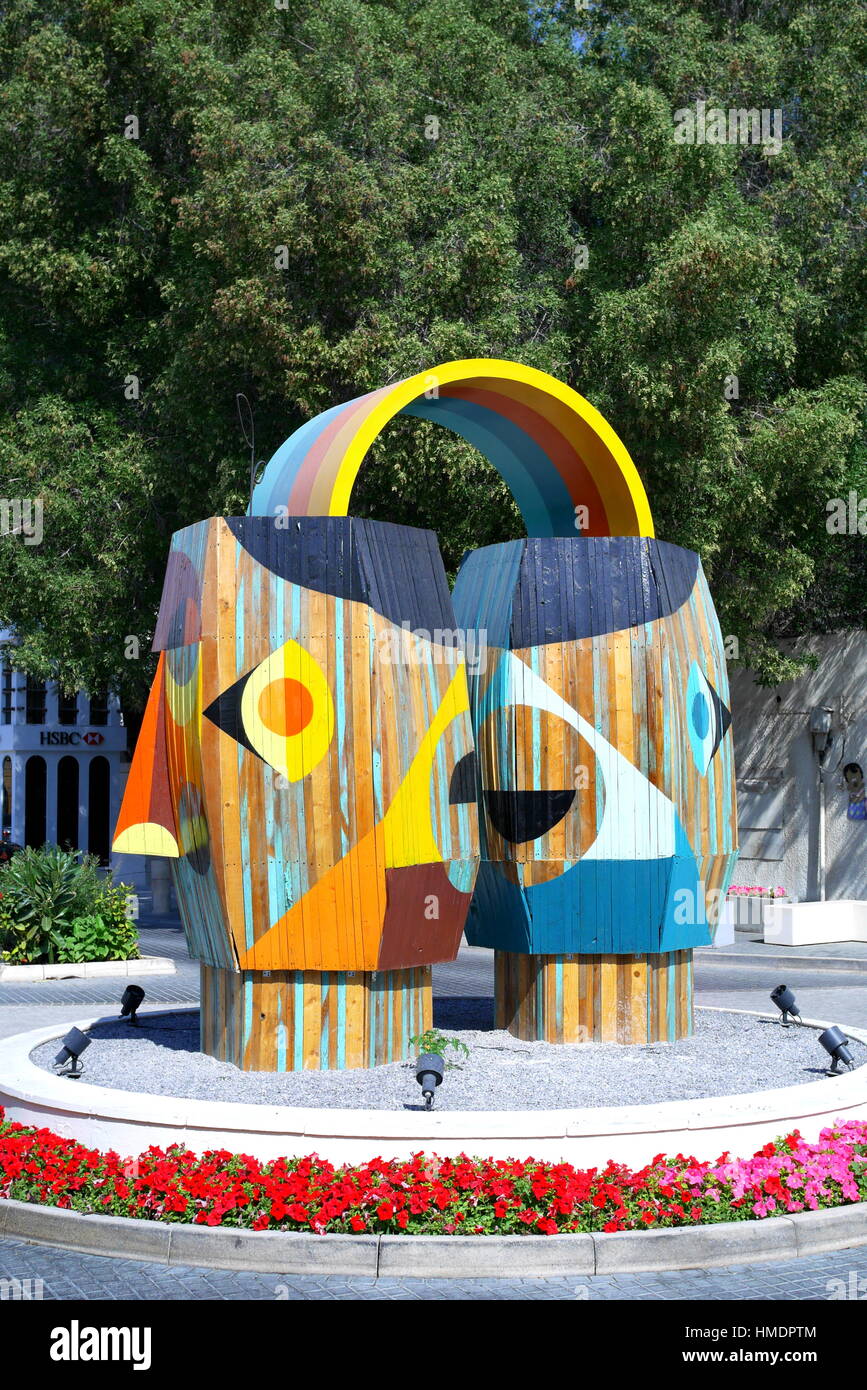 Artwork, Adliya, Kingdom of Bahrain Stock Photo - Alamy