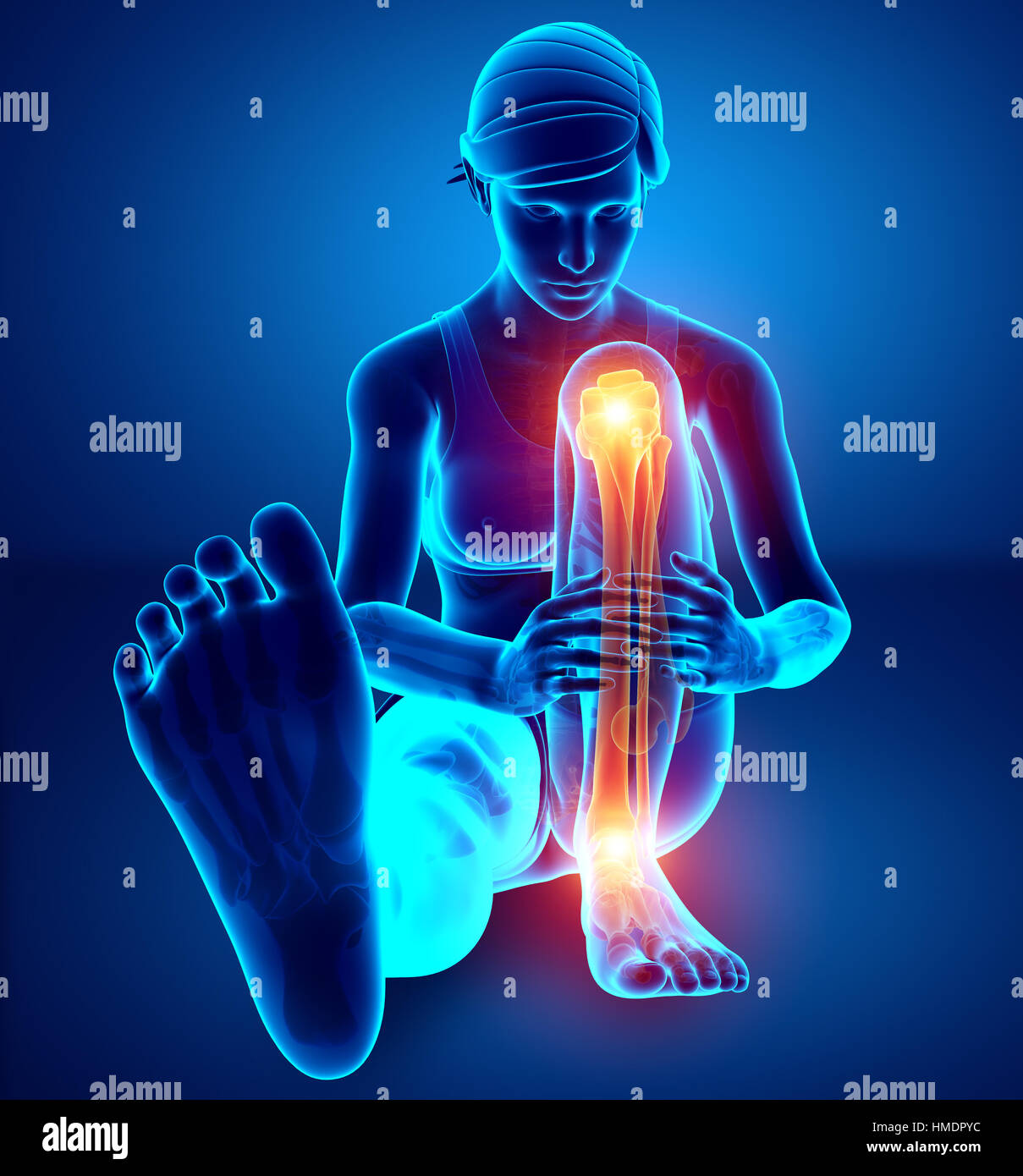 human body anatomy with joint pain Stock Photo - Alamy