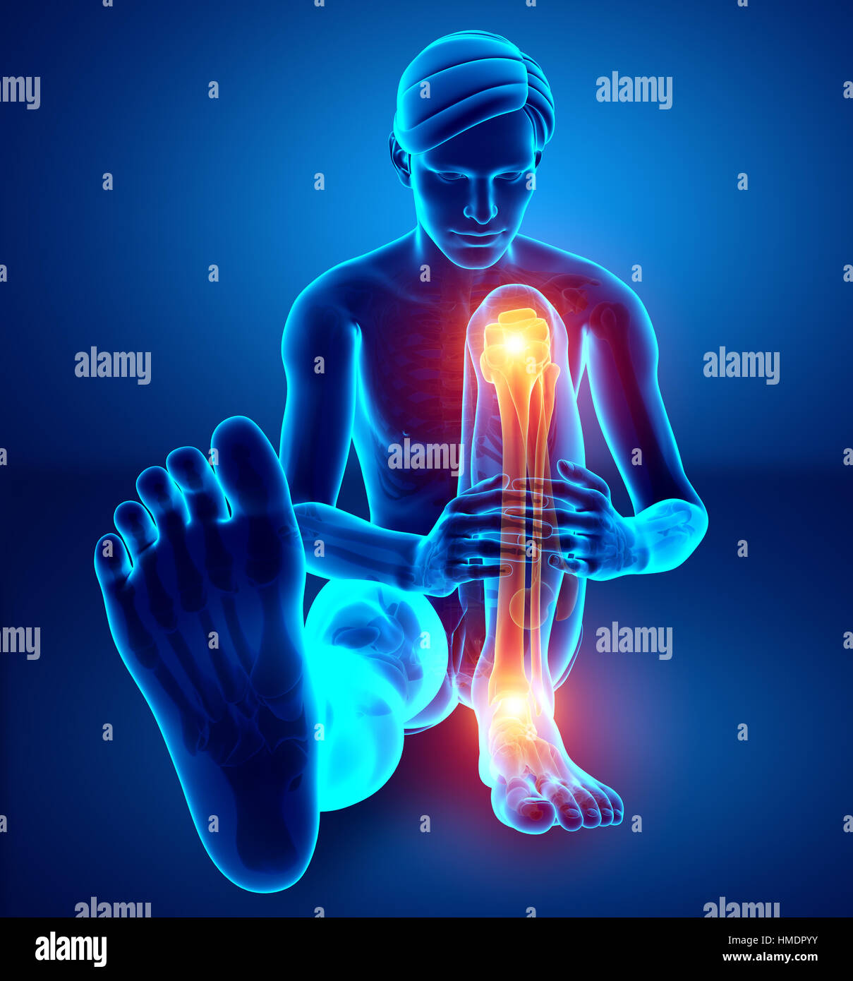 human body anatomy with joint pain Stock Photo - Alamy
