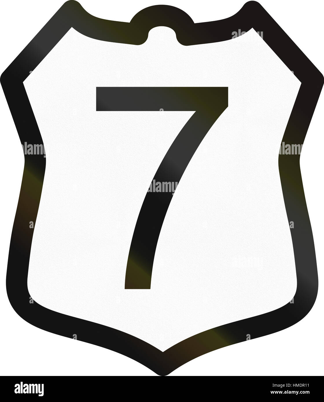 Sign of the National Road 7 in Cambodia Stock Photo - Alamy