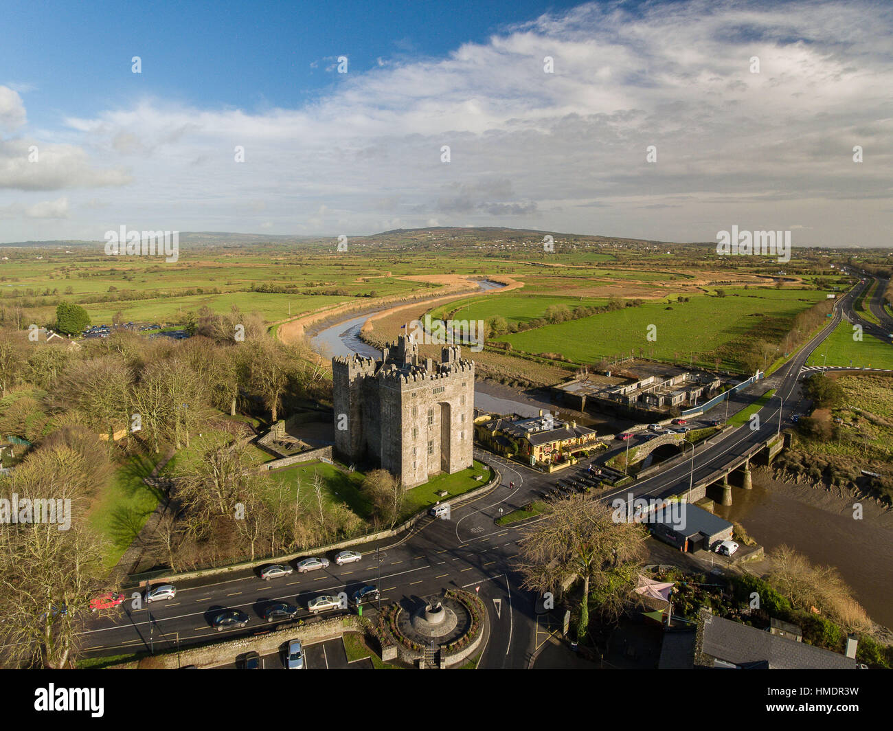 Bunratty aerial hi-res stock photography and images - Alamy