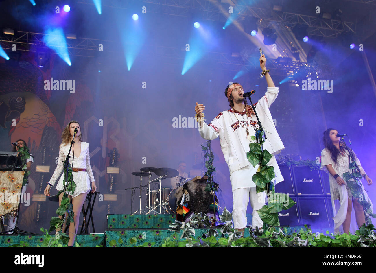 PRAGUE, CZECH REPUBLIC - JUNE 26, 2016: Singer Sebastian Pringle of ...