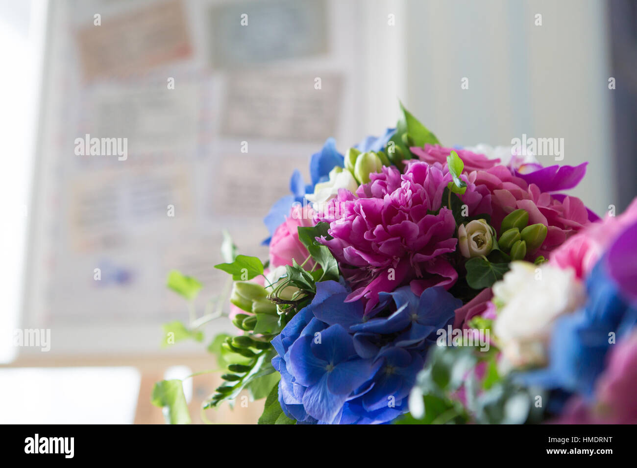 catering decoration flower arrangement bouquet Stock Photo - Alamy