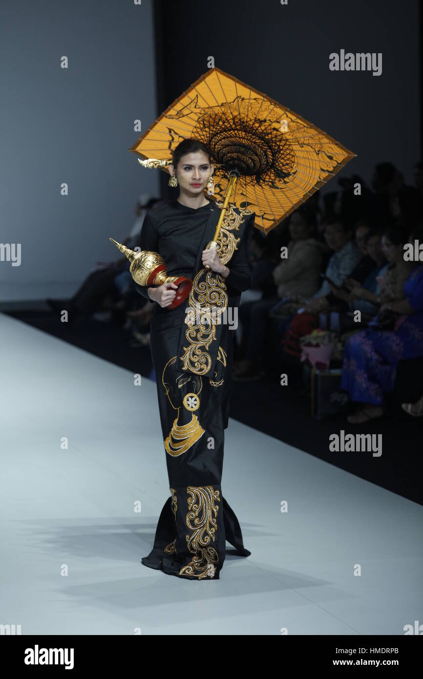Jakarta, Indonesia. 01st Feb, 2017. Indonesia Fashion Week is a 5 day ...