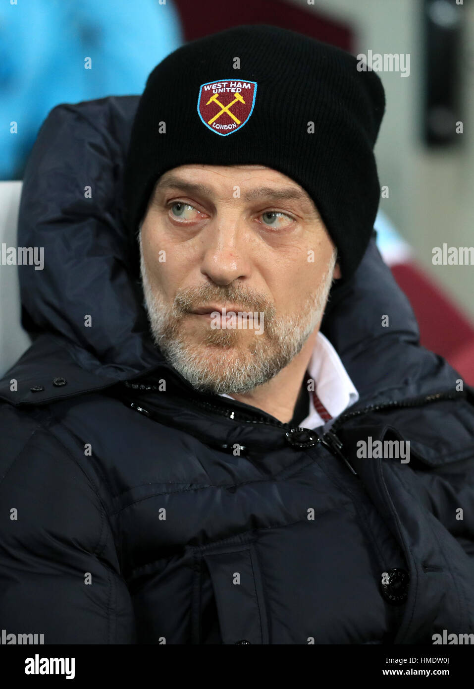 West Ham United manager Slaven Bilic Stock Photo - Alamy