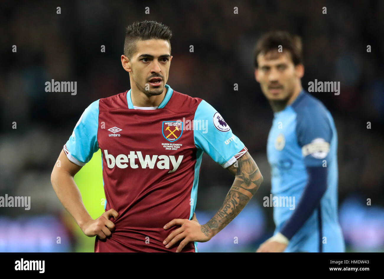 West Ham United's Manuel Lanzini Stock Photo - Alamy