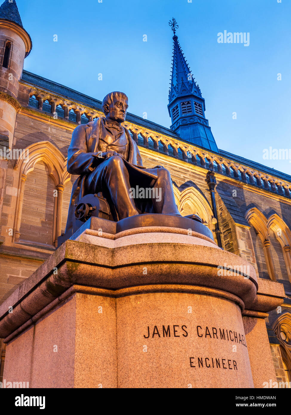 James Carmichael Engineer Statue at The McManus Art Gallery and Museum ...