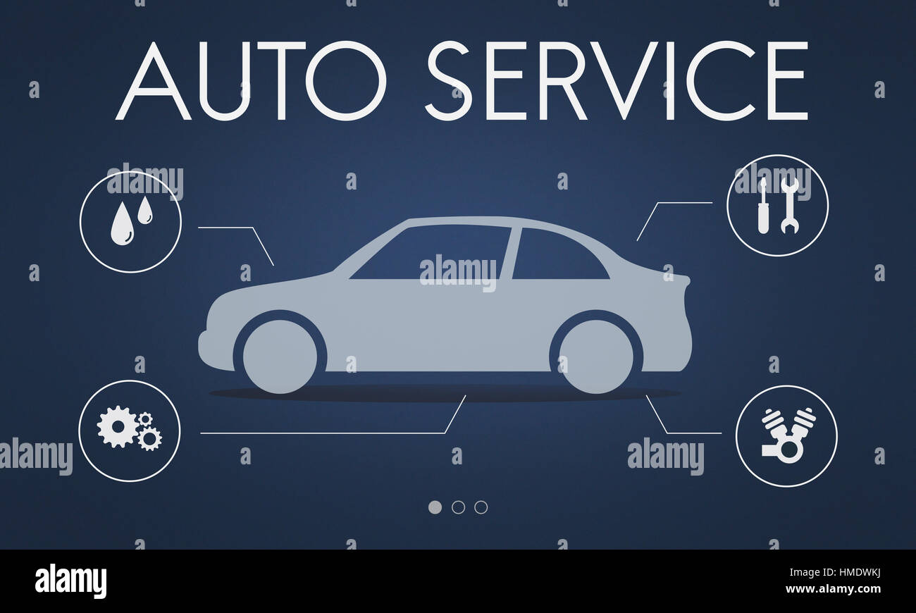 Automobile Vehicle Car Mechanic Maintenance Concept Stock Photo - Alamy