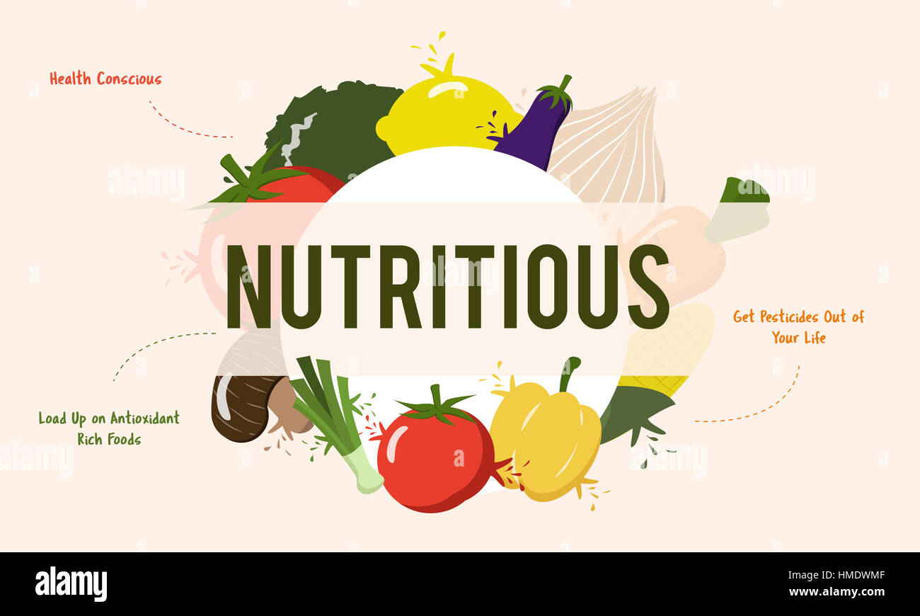 Healthy Eating Food Nutrition Concept Stock Photo - Alamy