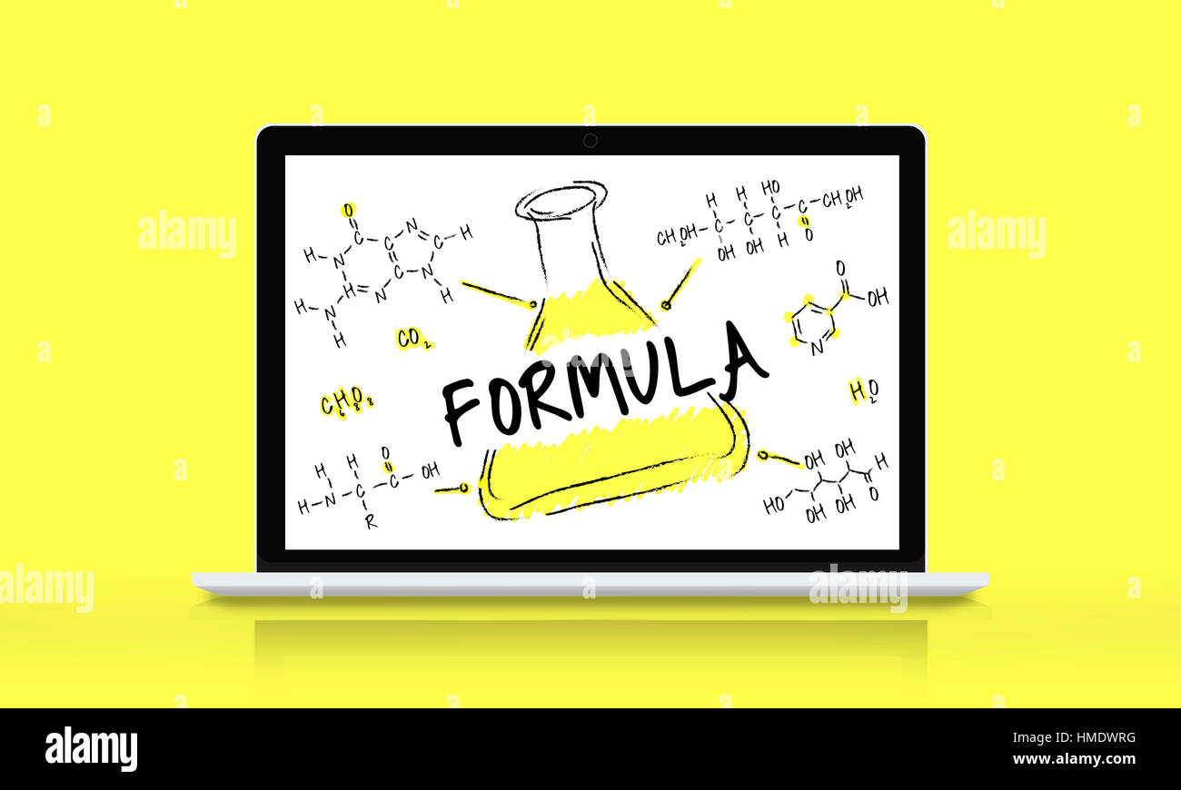 Science Experiment Laboratory Formula Chemical Concept Stock Photo - Alamy