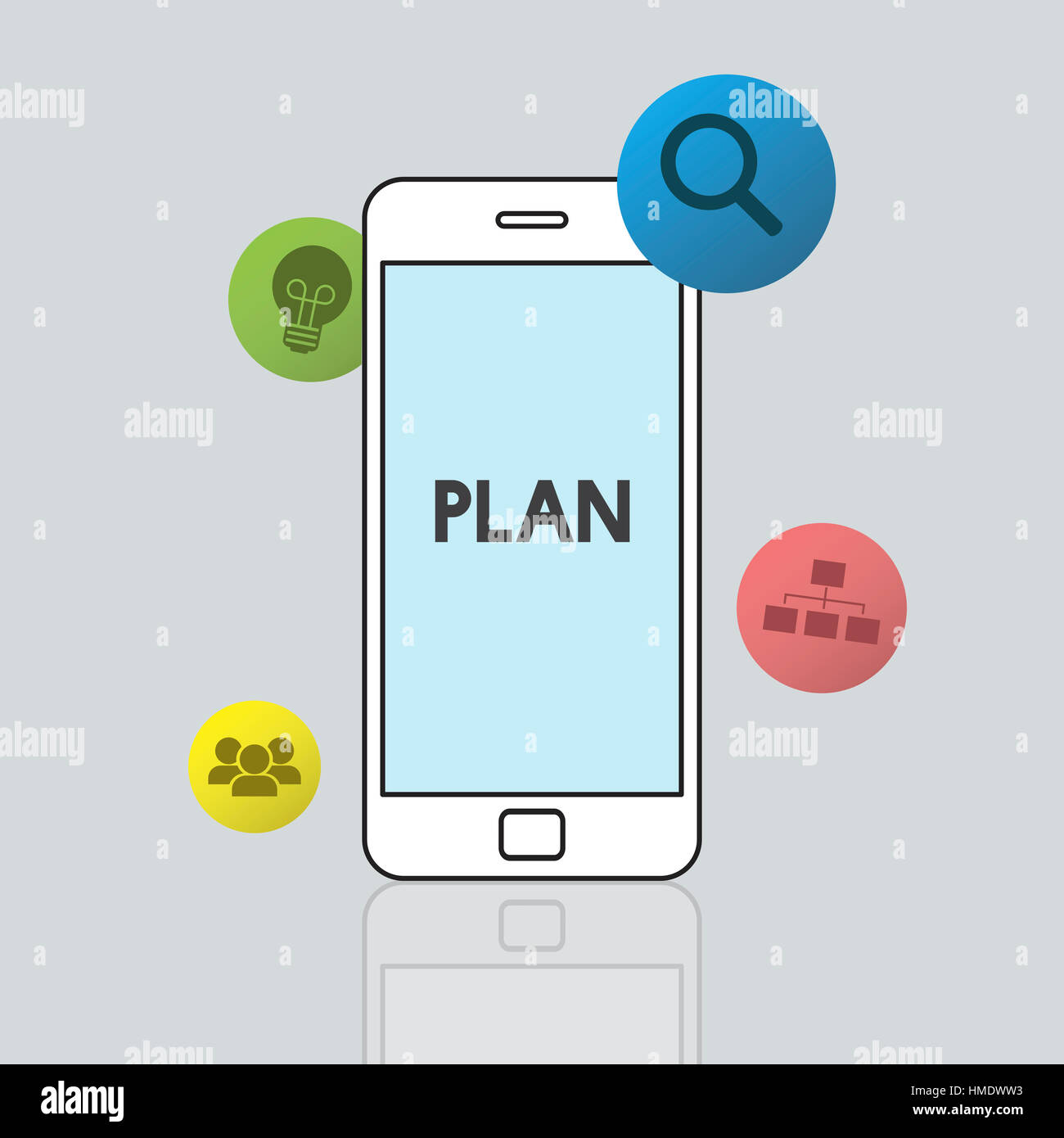 Plan Creative Process Strategy Development Concept Stock Photo - Alamy