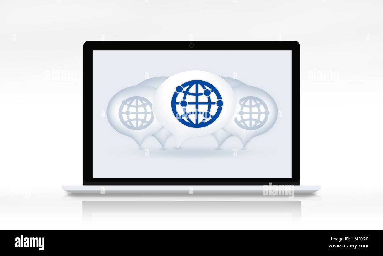 Global Communication Connecting International Concept Stock Photo - Alamy