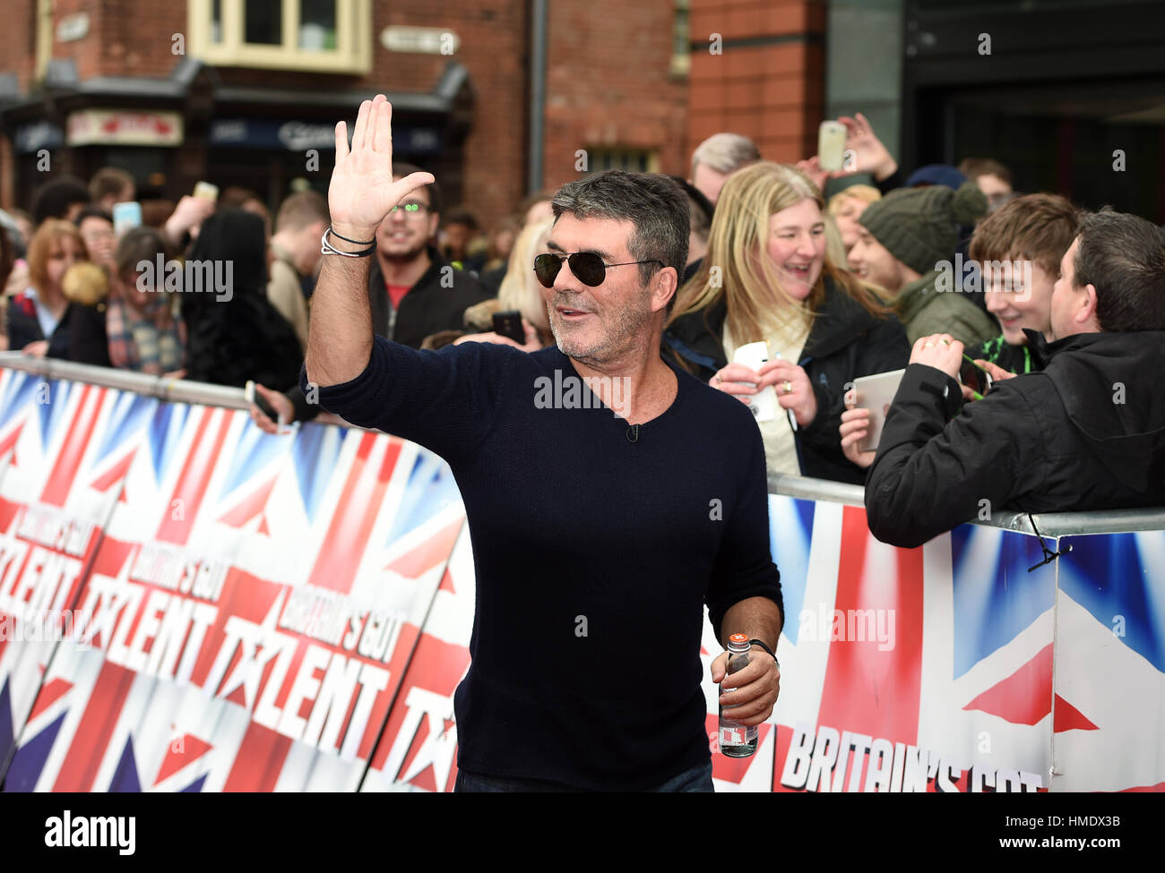 Simon Cowell attending the auditions for Britain's Got Talent at the ...