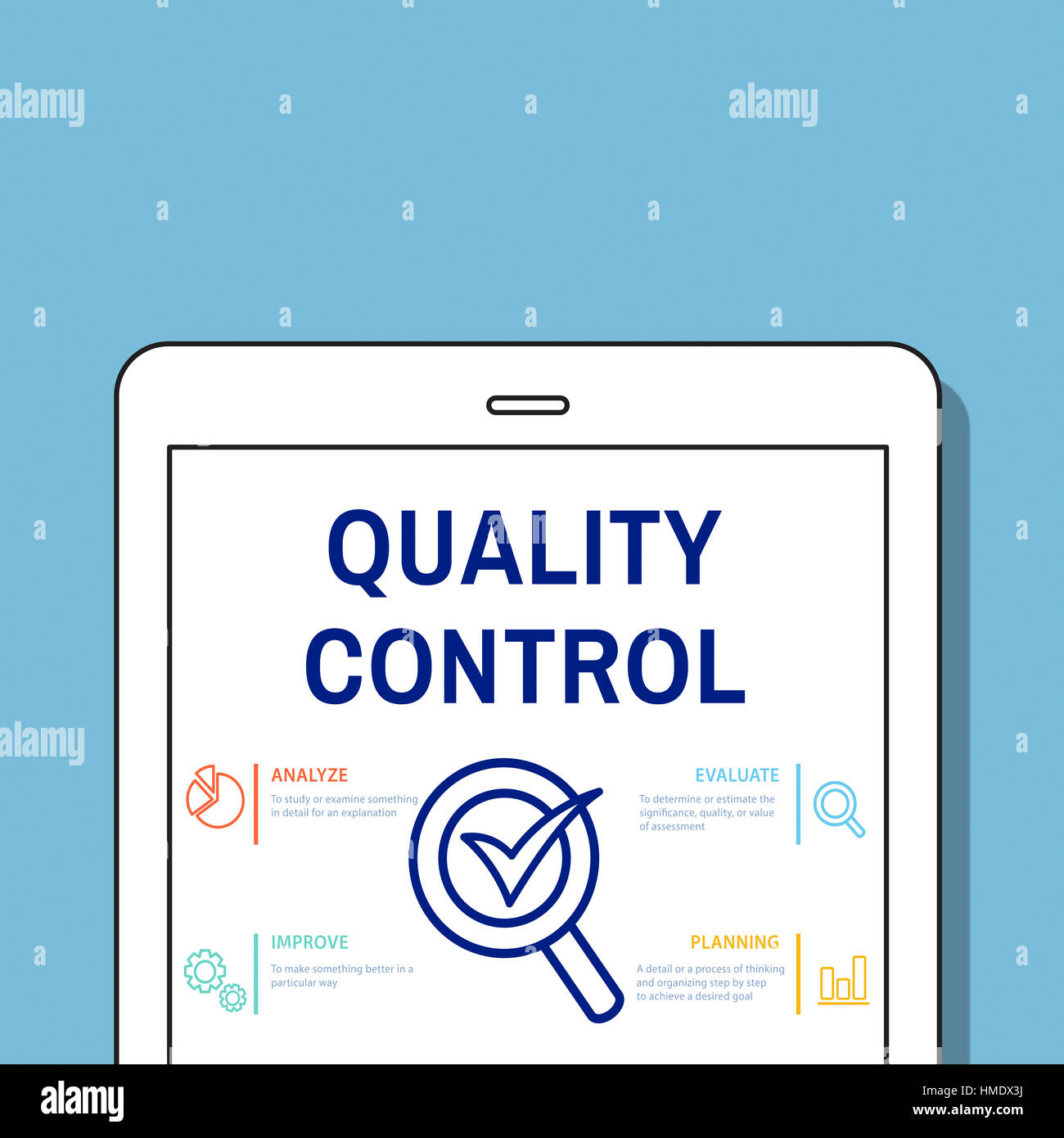 Quality Control Check Product Concept Stock Photo - Alamy