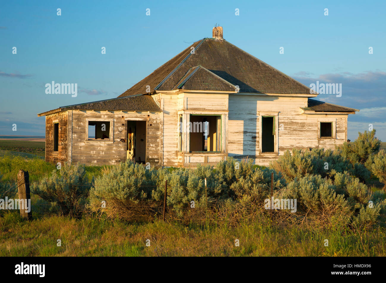Abandoned homestead, Gilliam County, Oregon Stock Photo - Alamy