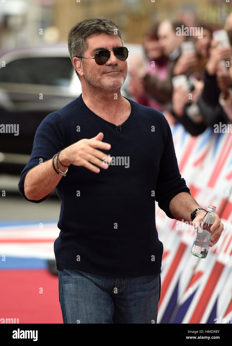 Simon Cowell attending the auditions for Britain's Got Talent at the ...