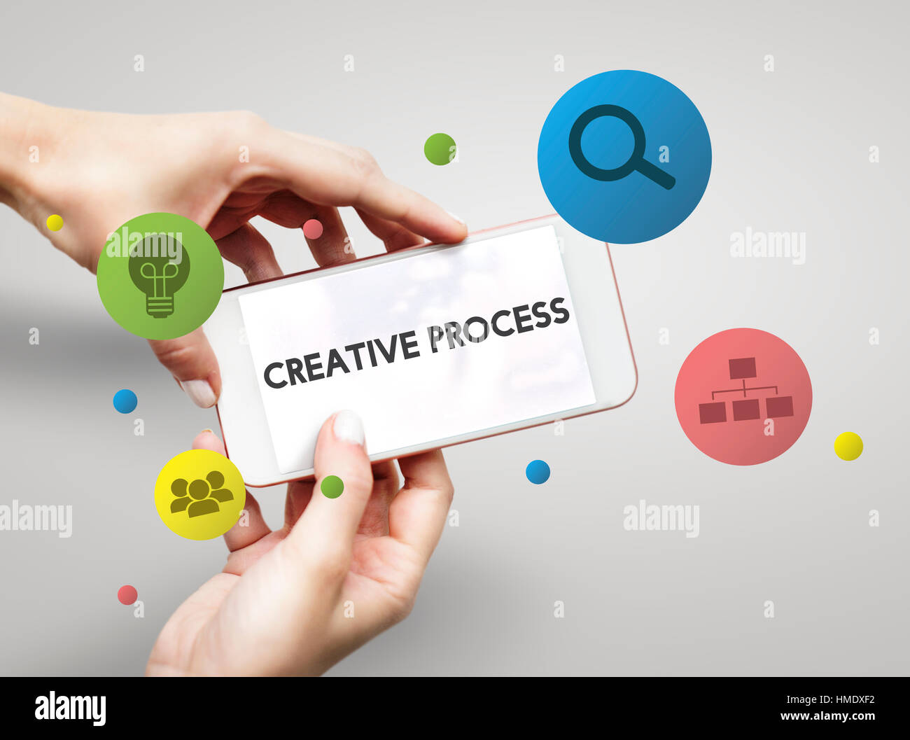 Creative Process Marketing Strategy Development Concept Stock Photo - Alamy