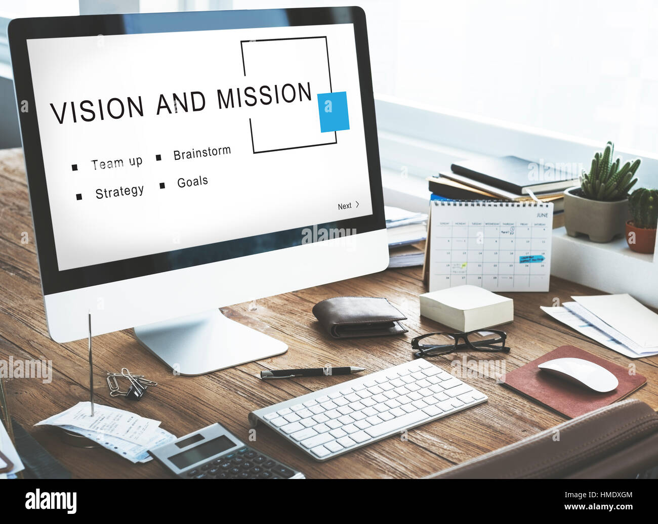 Vision And Mission Startup Strategy Goals Concept Stock Photo - Alamy