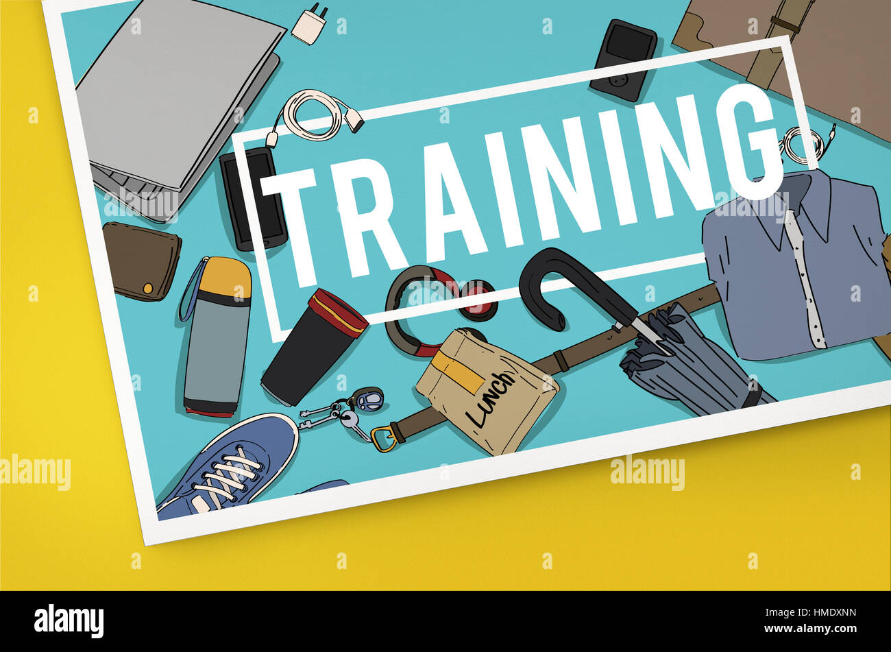 Training Skills Development Improve Concept Stock Photo - Alamy