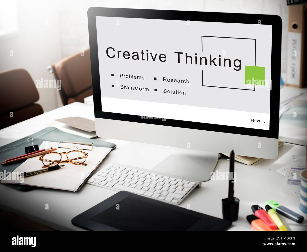 Creative Thinking Startup Strategy Goals Concept Stock Photo - Alamy