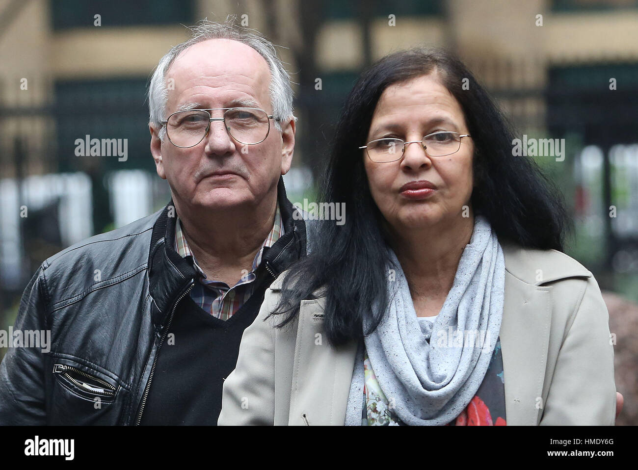 Paul and Nikki Turner who were victims of the HBOS scam outside ...