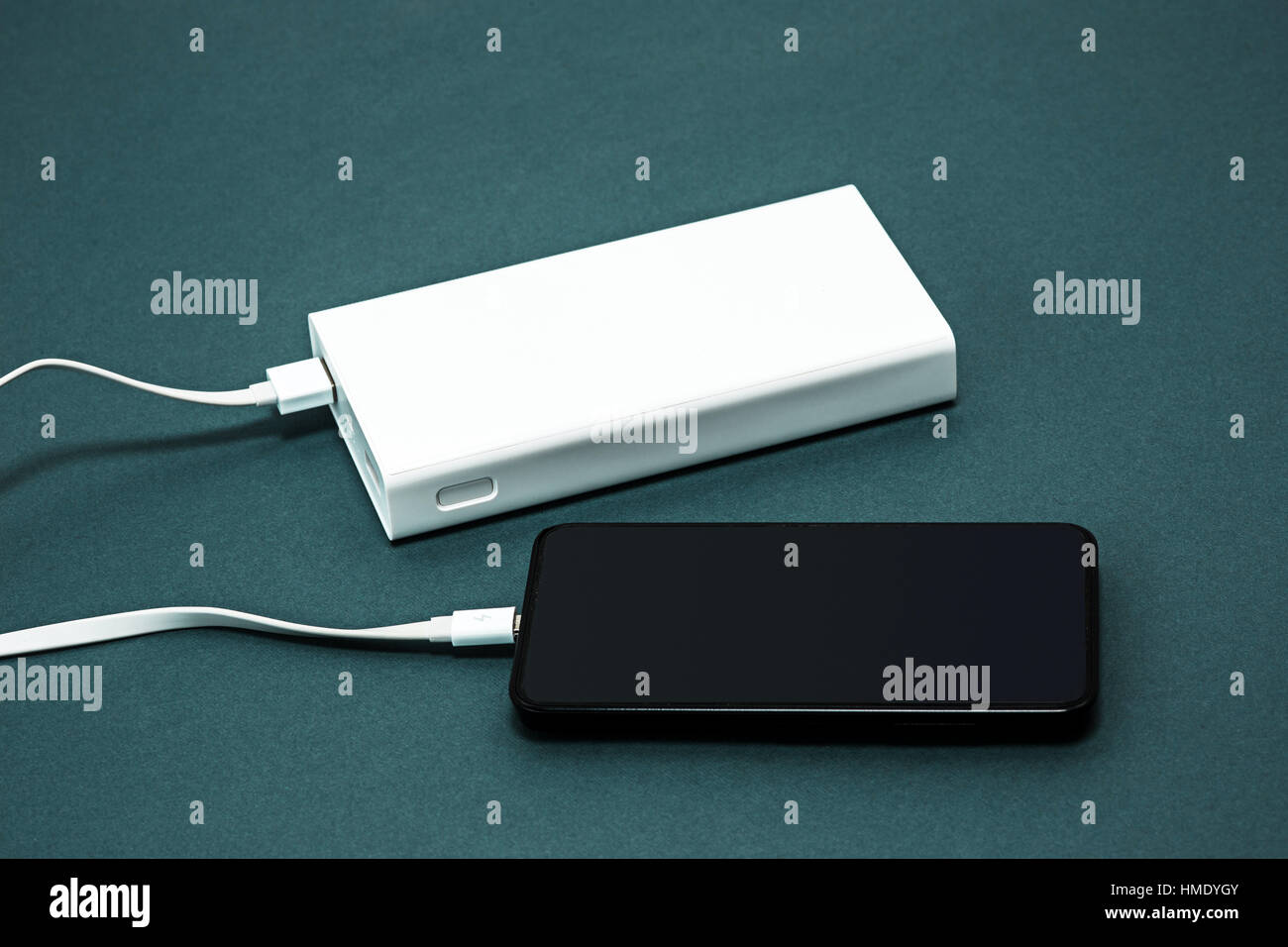 Power bank and mobile phone Stock Photo - Alamy