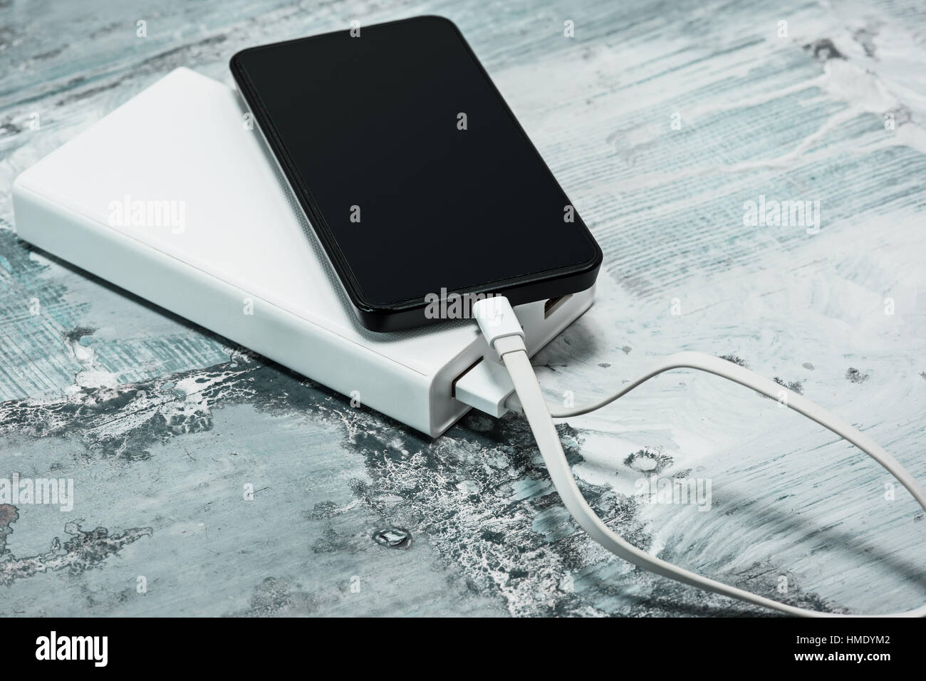 Power bank and mobile phone Stock Photo - Alamy