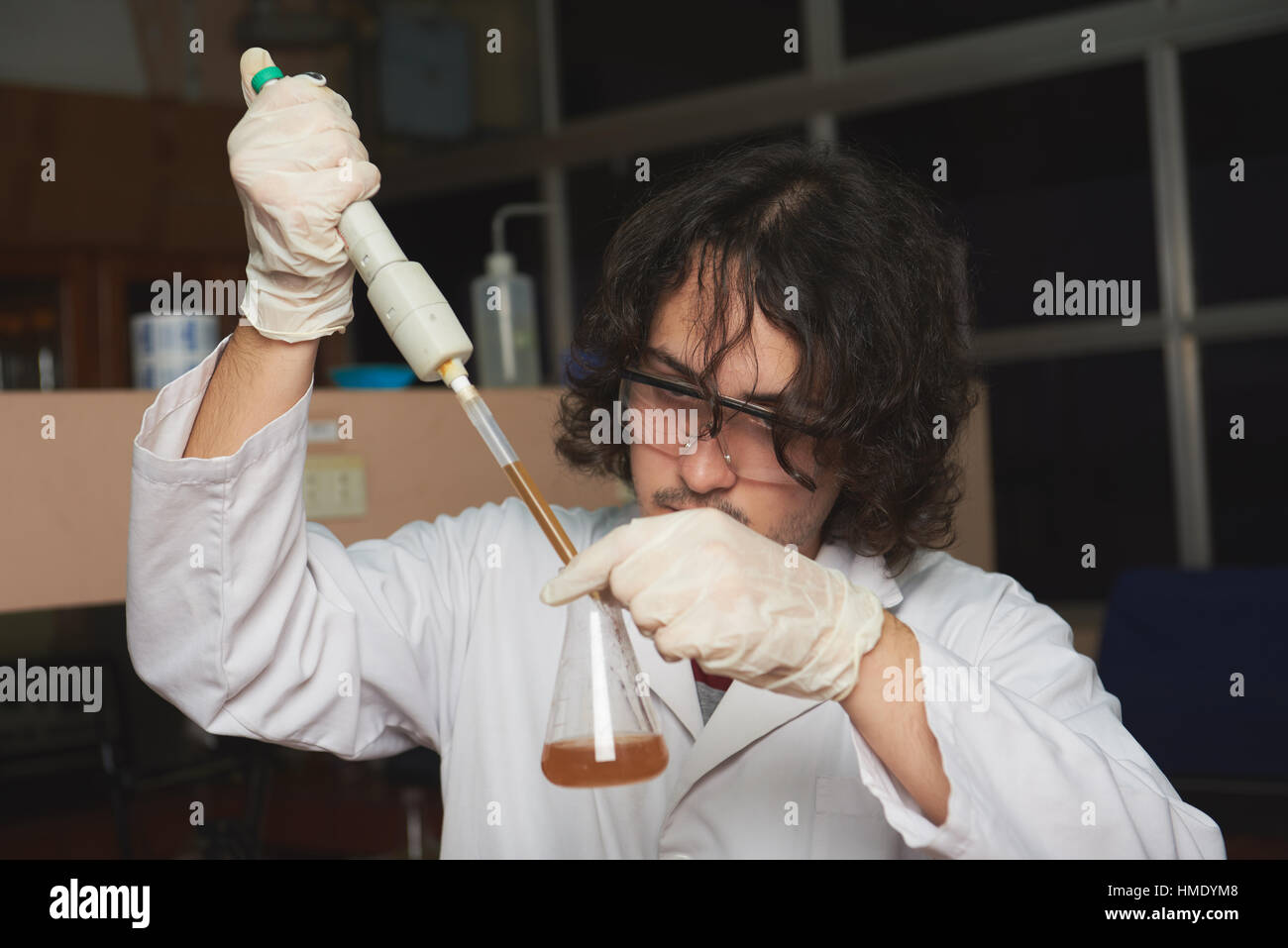 Lab chemicals hi-res stock photography and images - Alamy