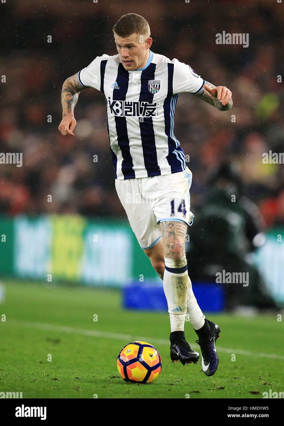 James McClean, West Bromwich Albion Stock Photo - Alamy