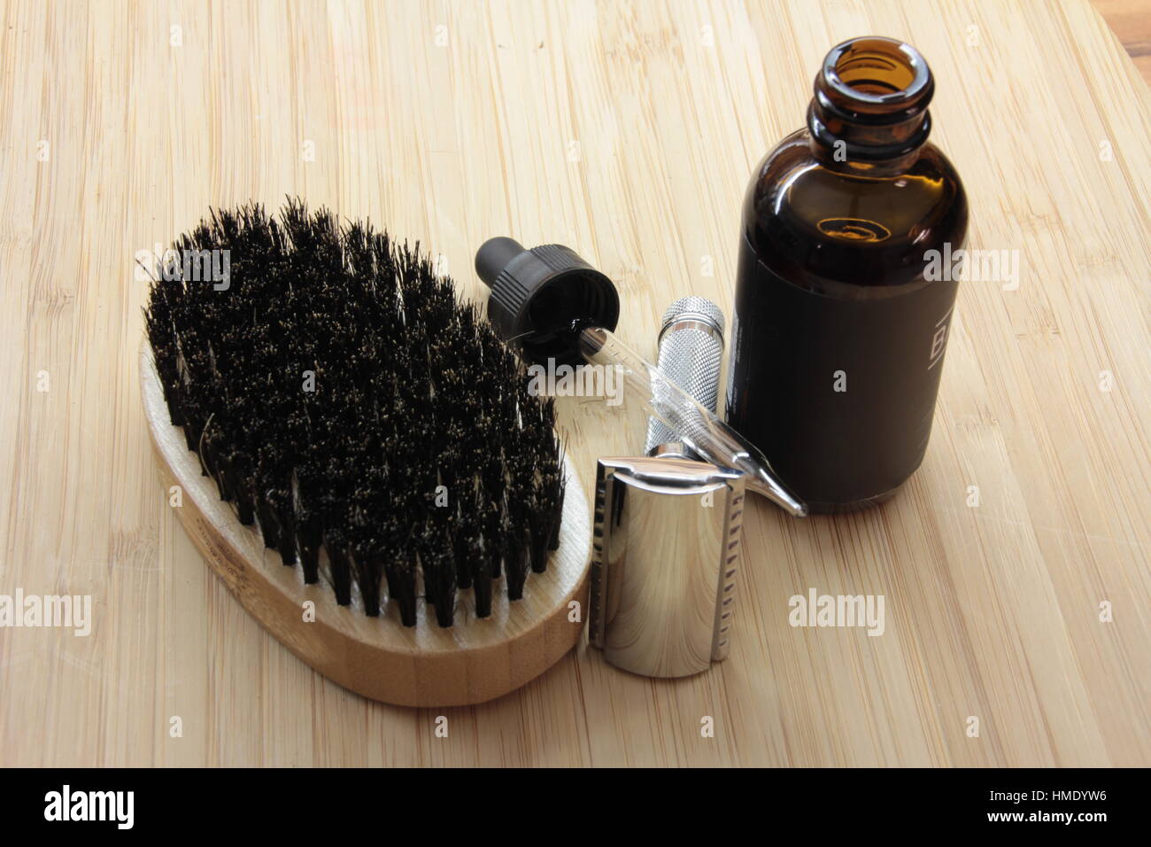 Barber care essentials Stock Photo - Alamy
