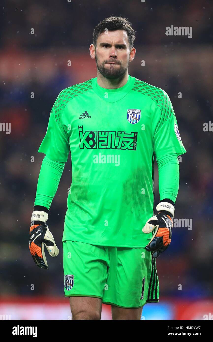West Bromwich Albion goalkeeper Ben Foster Stock Photo - Alamy