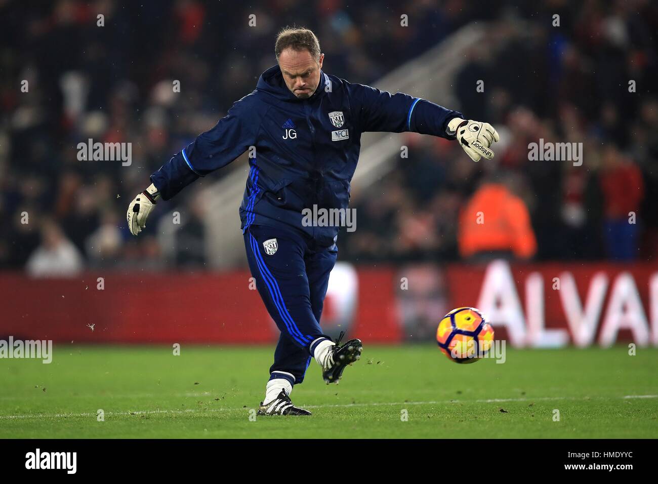 West Bromwich Albion Goalkeeping Coach Jonathan Gould Stock Photo - Alamy