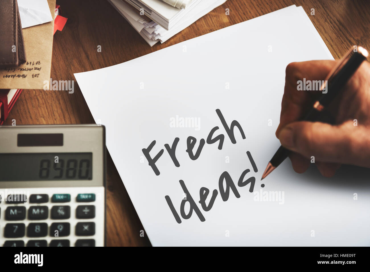 Fresh Ideas Inspire Imagination Design Creativity Concept Stock Photo ...