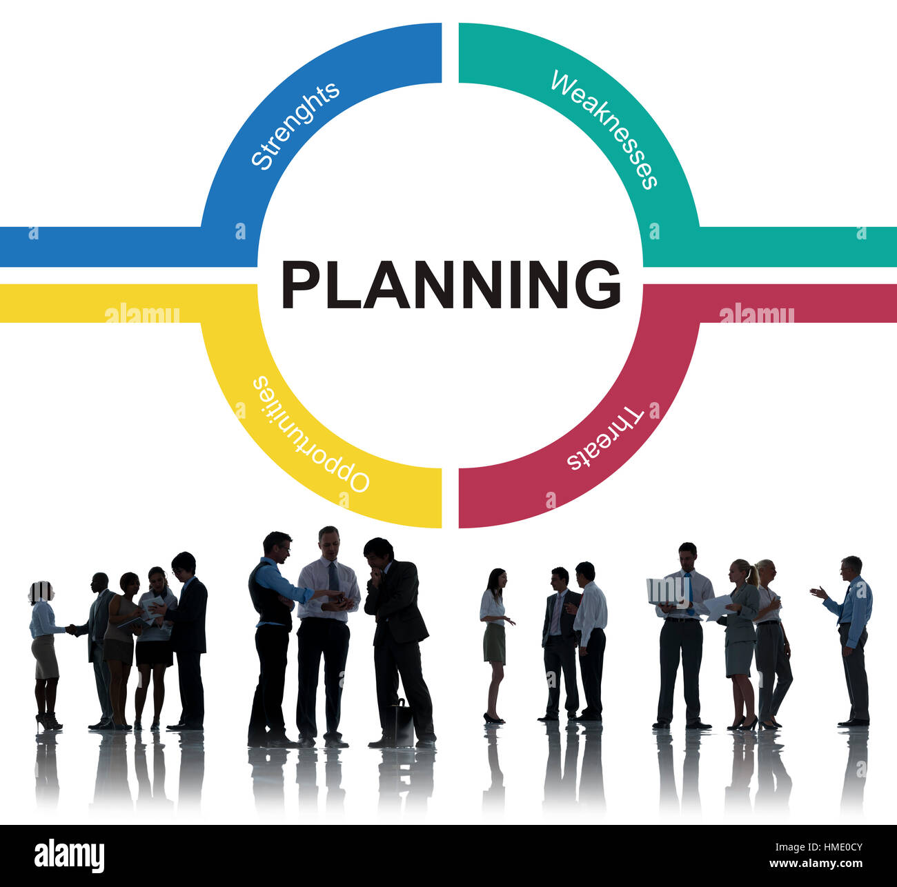 Planning strategy corporate Cut Out Stock Images & Pictures - Alamy