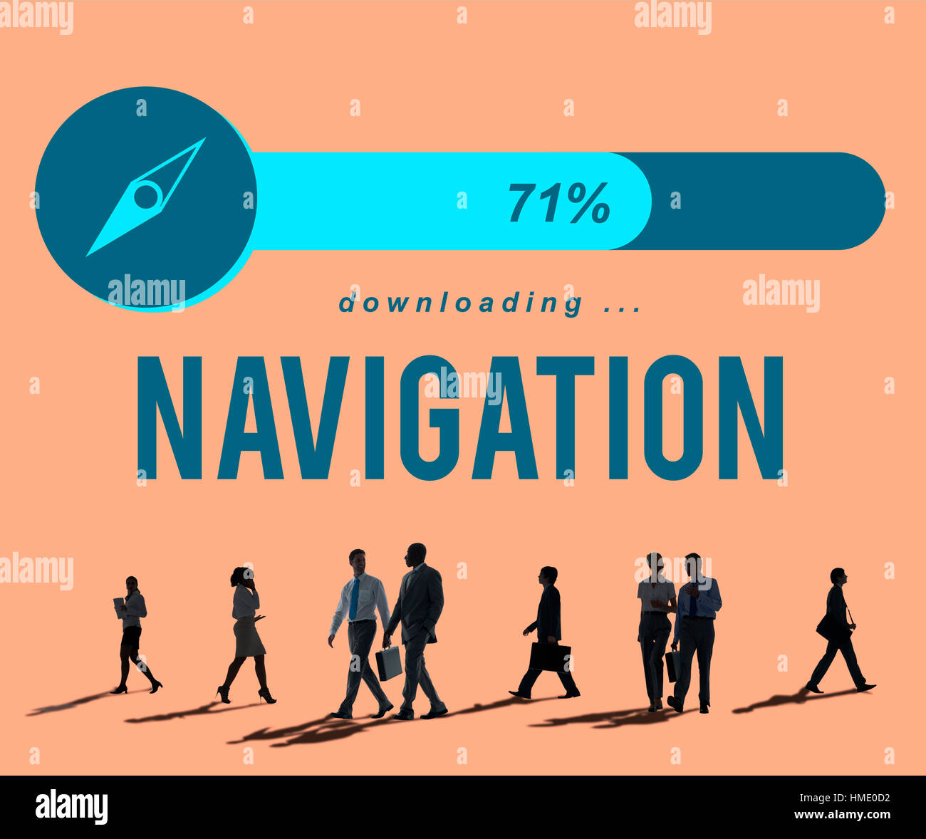 Route Destination Travel Navigation Concept Stock Photo - Alamy