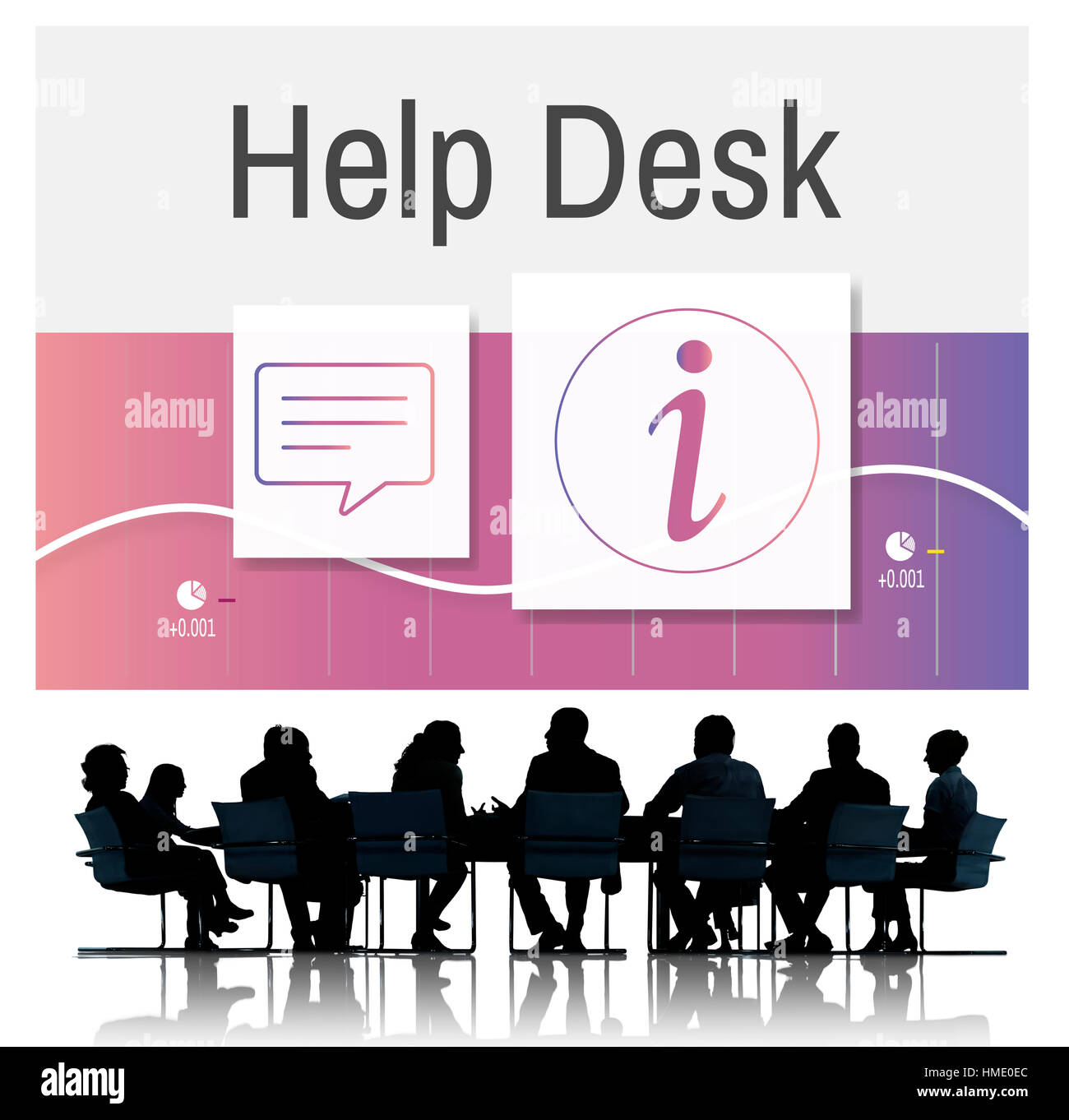 Information Customer Service Help Desk Concept Stock Photo - Alamy