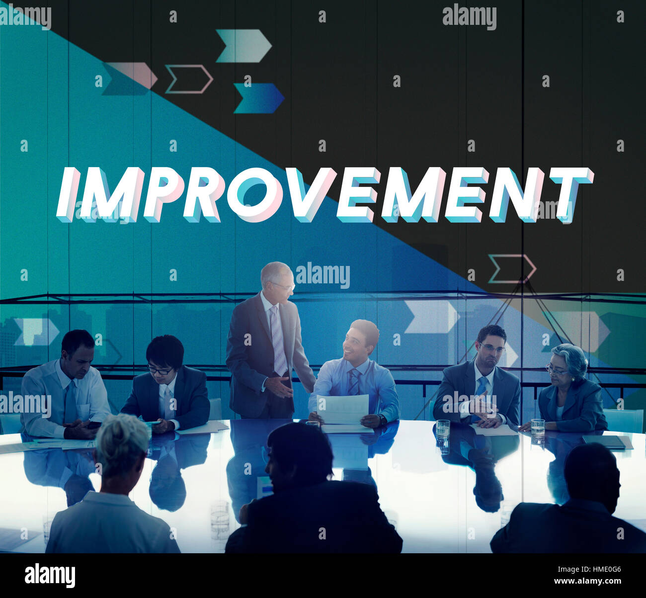 Strategy Progress Efficiency Teamwork Concept Stock Photo - Alamy